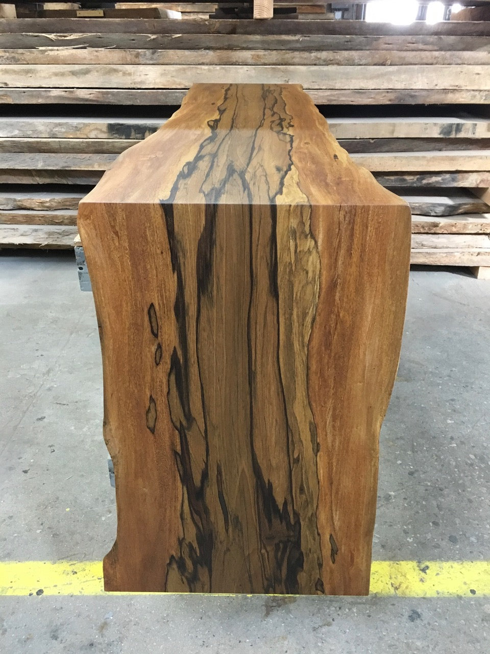 MARBLEWOOD LIVE EDGE RIVER SLAB CONSOLE – hardwoodsource