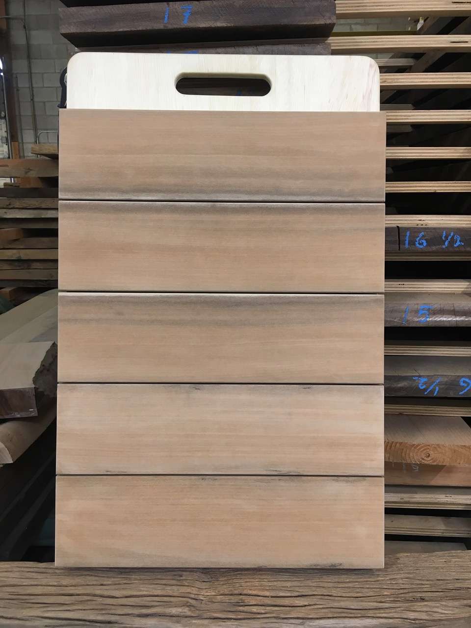 Itauba 1"x6" decking, bleached with clear wax, invisible clips ...